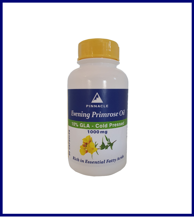 Evening Primrose Oil Capsules 1000mg 30/90 – Pinnacle Pharmaceuticals