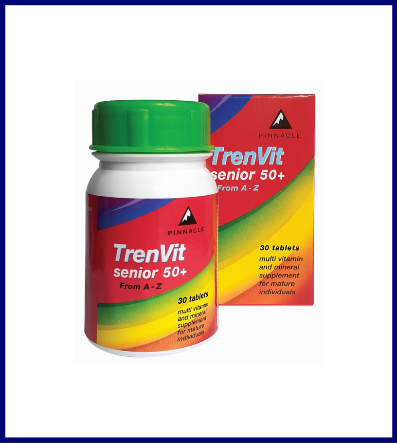 Trenvit Senior 50+ Tablets 30/60 – Pinnacle Pharmaceuticals