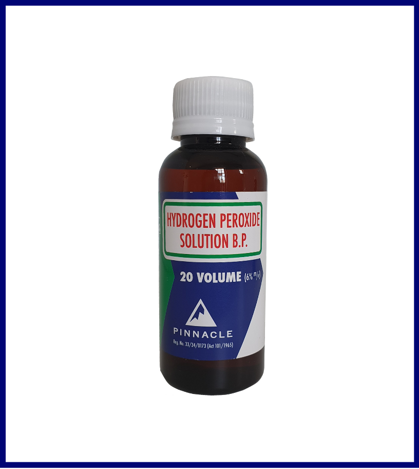 Hydrogen Peroxide 20vol 100ml – Pinnacle Pharmaceuticals