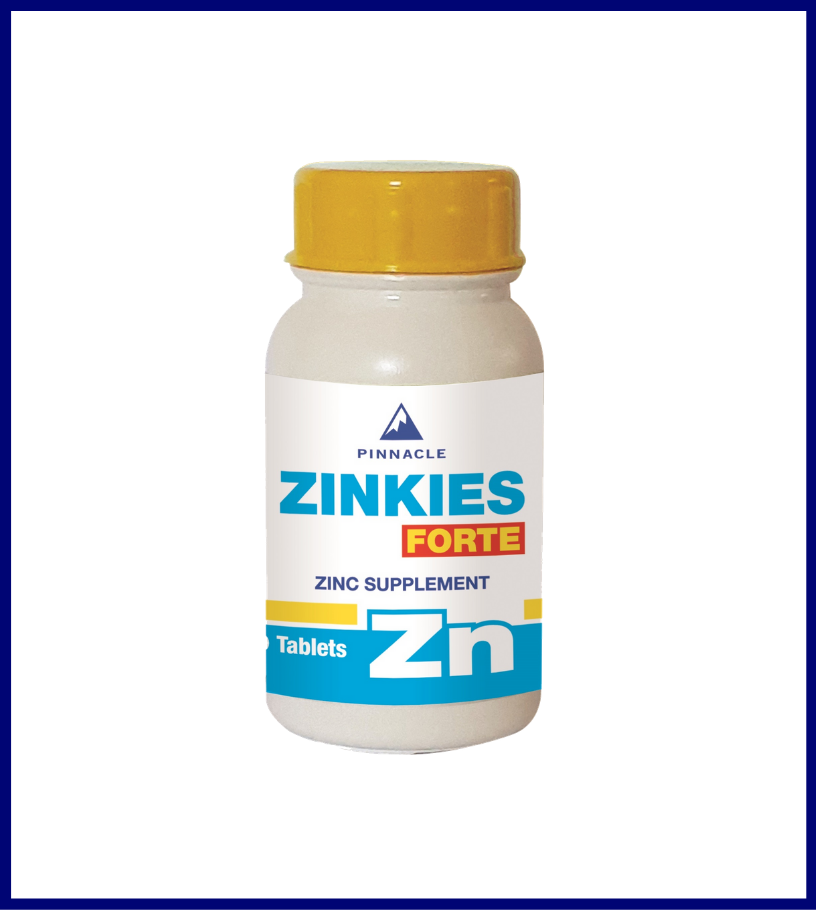 Zinkies Forte 60's tablets – Pinnacle Pharmaceuticals