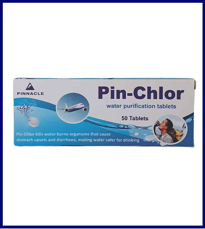 Pinchlor Water Purification Tablets 50 – Pinnacle Pharmaceuticals