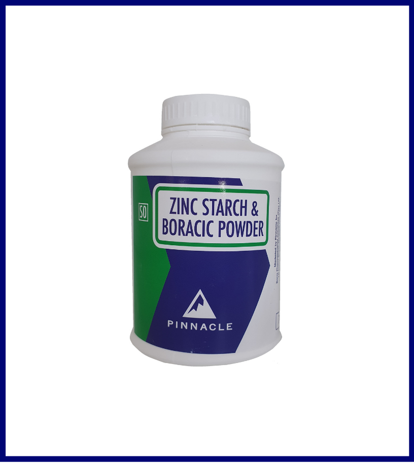 Zinc Starch and Boracic Powder 75g – Pinnacle Pharmaceuticals