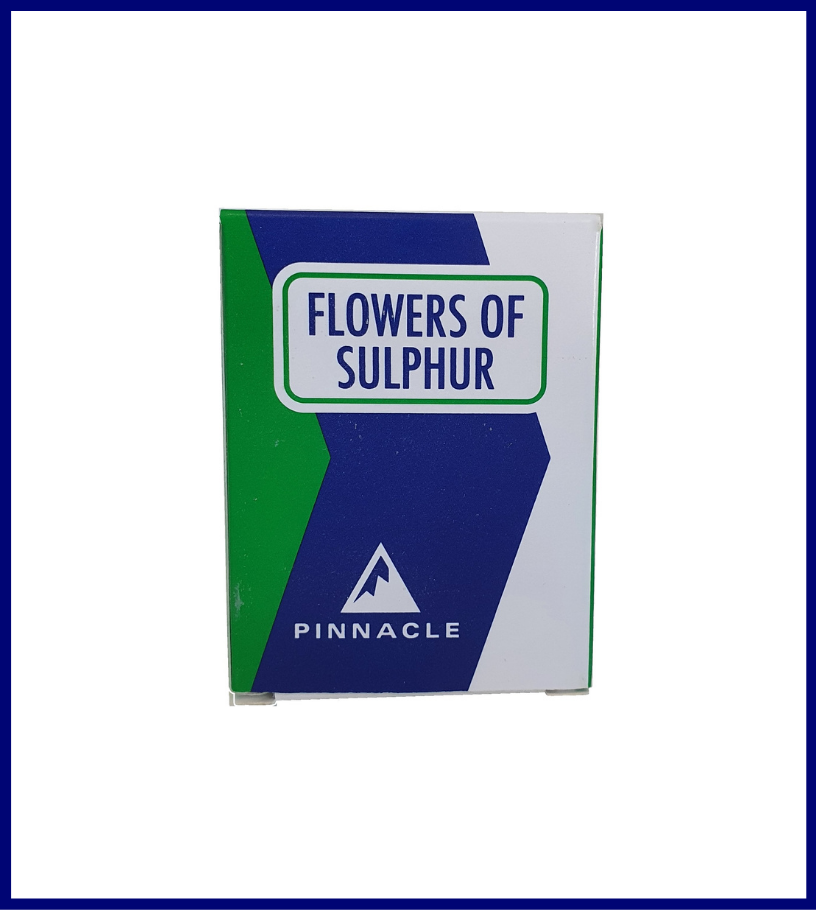 Flowers of Sulphur 50g – Pinnacle Pharmaceuticals