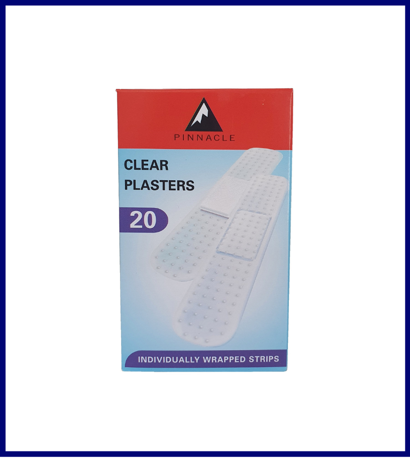 Plasters Clear Strips 20/50 – Pinnacle Pharmaceuticals