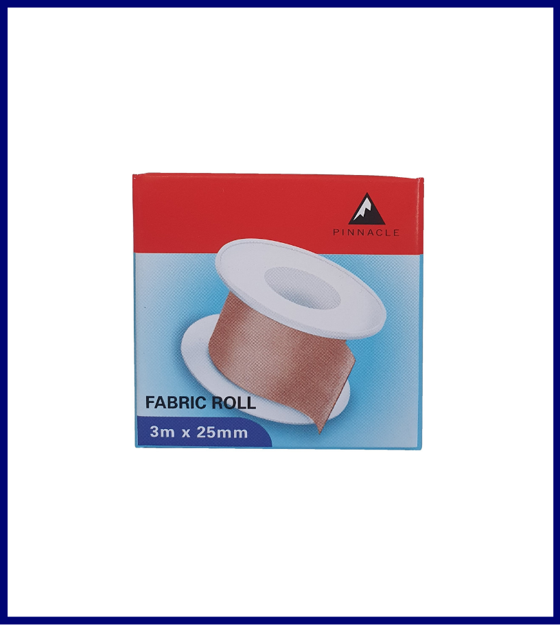 Plaster Fabric roll 25mm x 3m – Pinnacle Pharmaceuticals