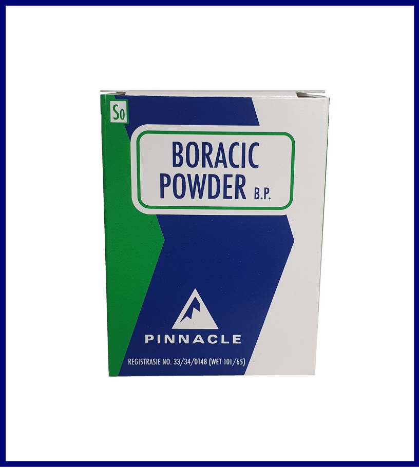 Boric Acid Powder 50g – Pinnacle Pharmaceuticals
